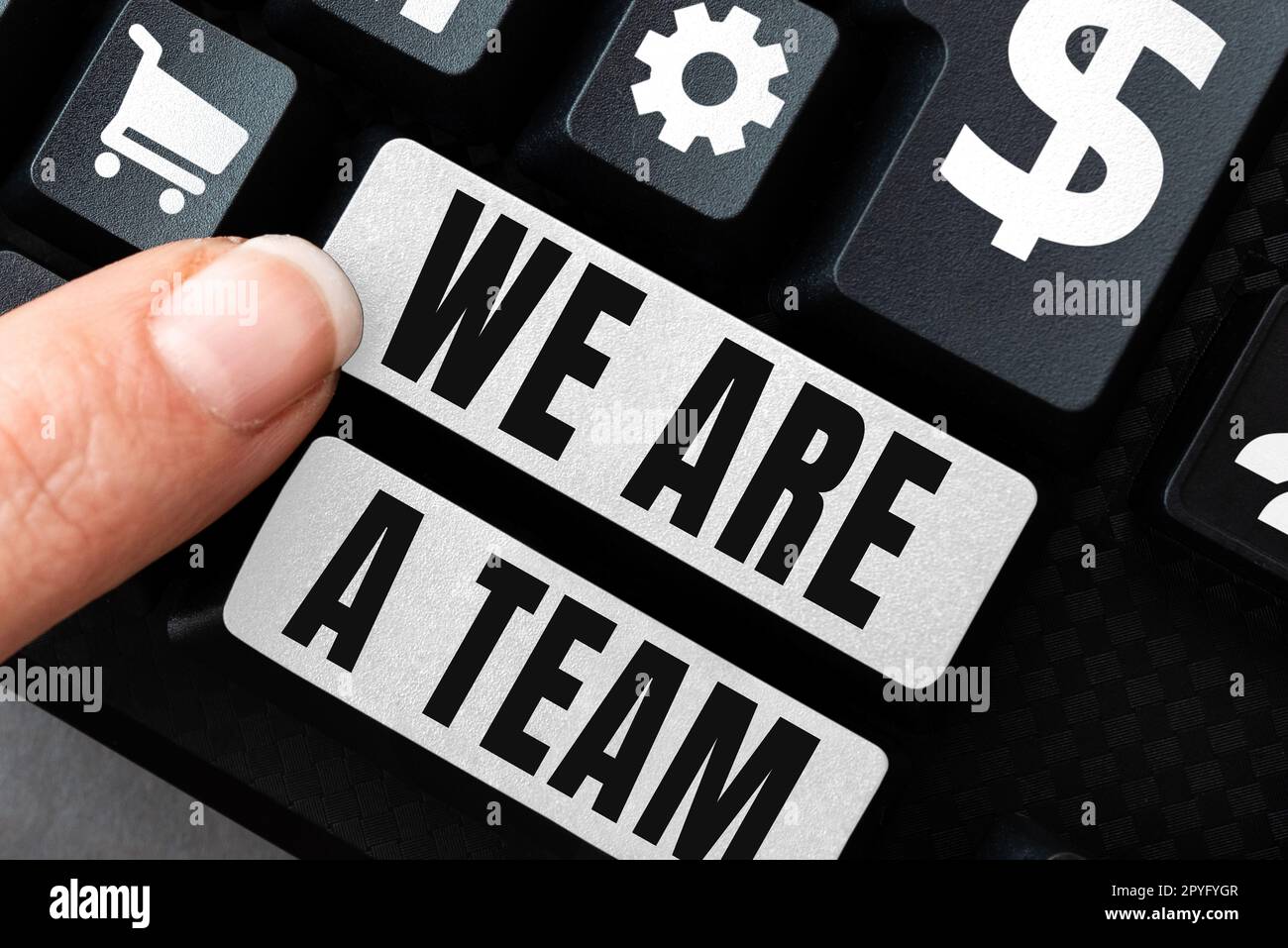 Team work concept circle hi-res stock photography and images - Alamy