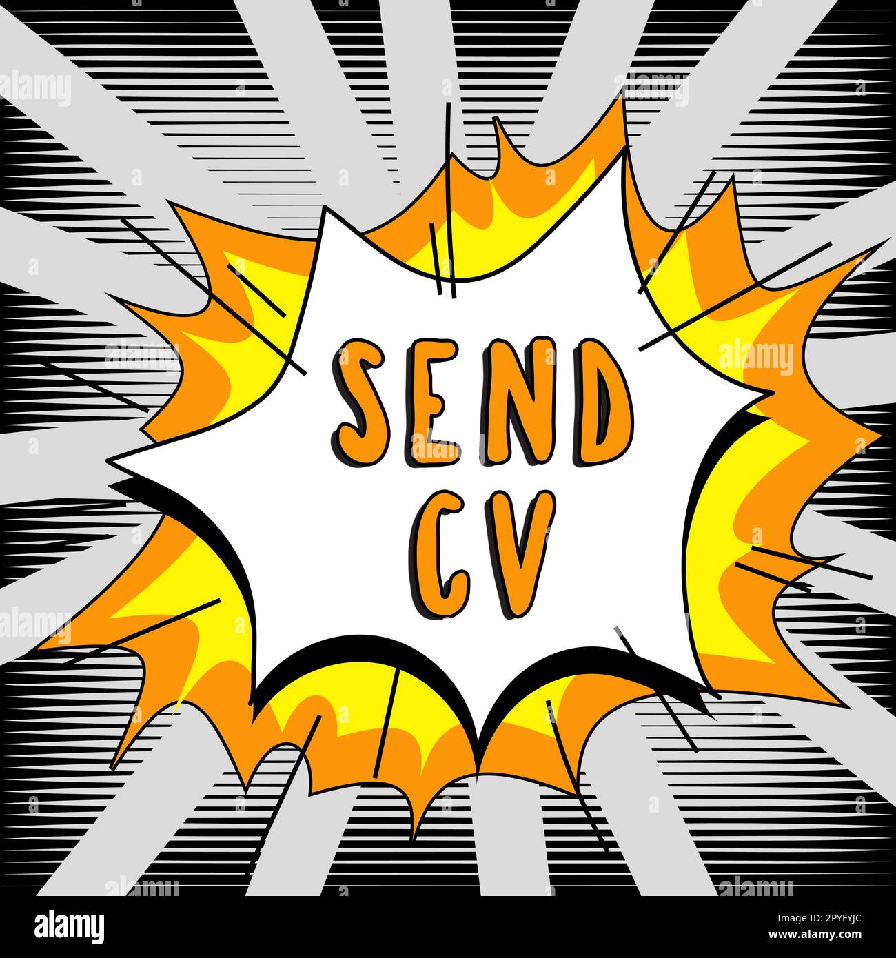 Handwriting text Send Cv. Business idea Give resume curriculum vitae ...