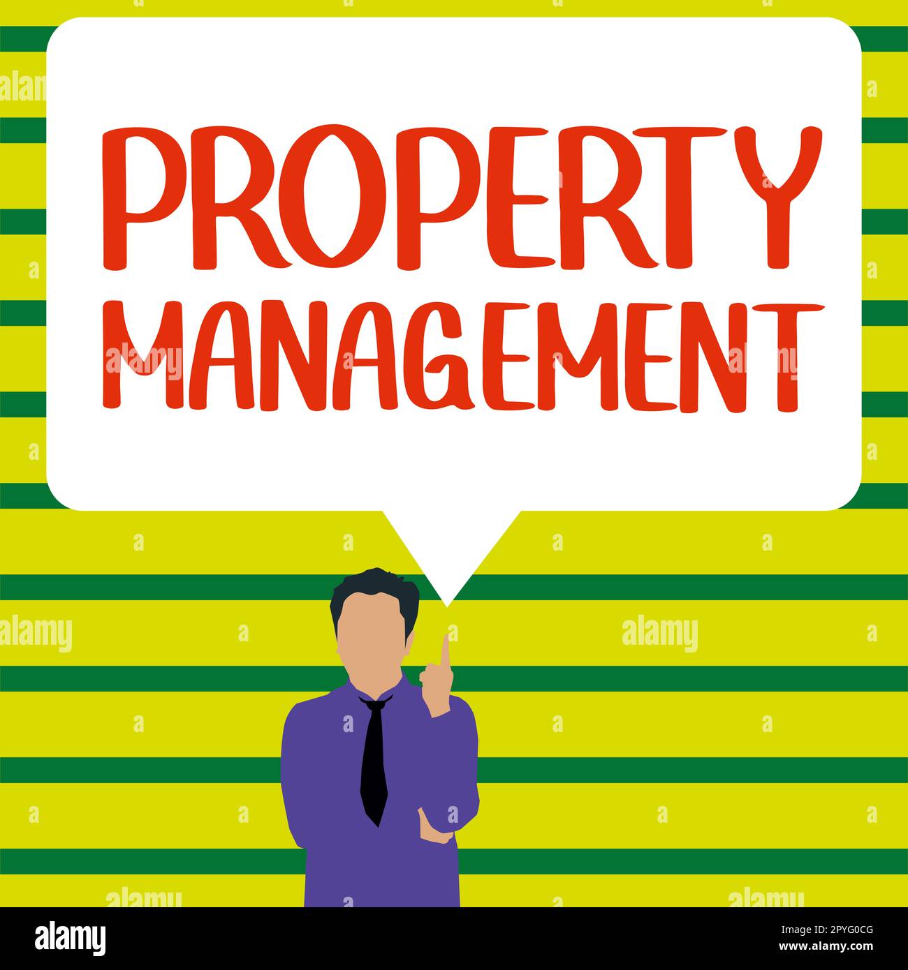 Conceptual caption Property Management. Word Written on Overseeing of ...