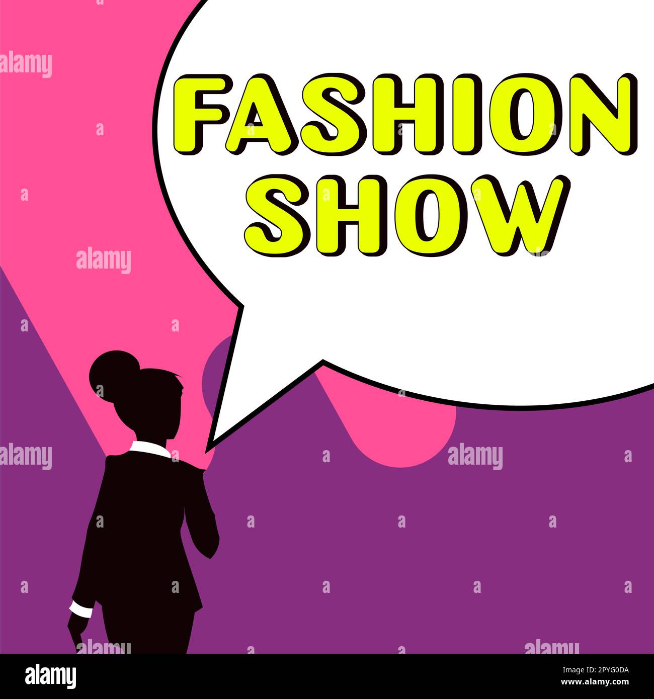 Text showing inspiration Fashion Show. Business overview exibition that ...