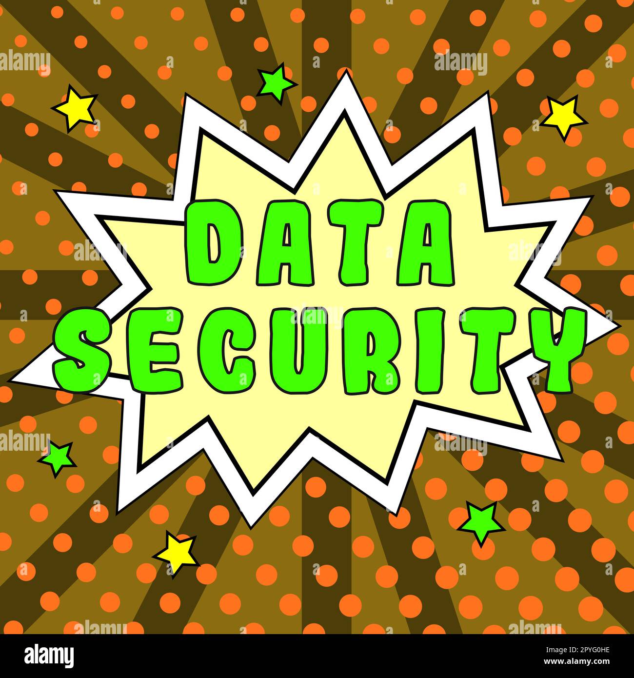 Inspiration showing sign Data Security. Internet Concept ...