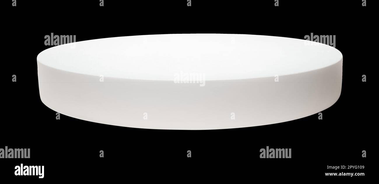 White podium isolated on transparent background Stock Photo - Alamy