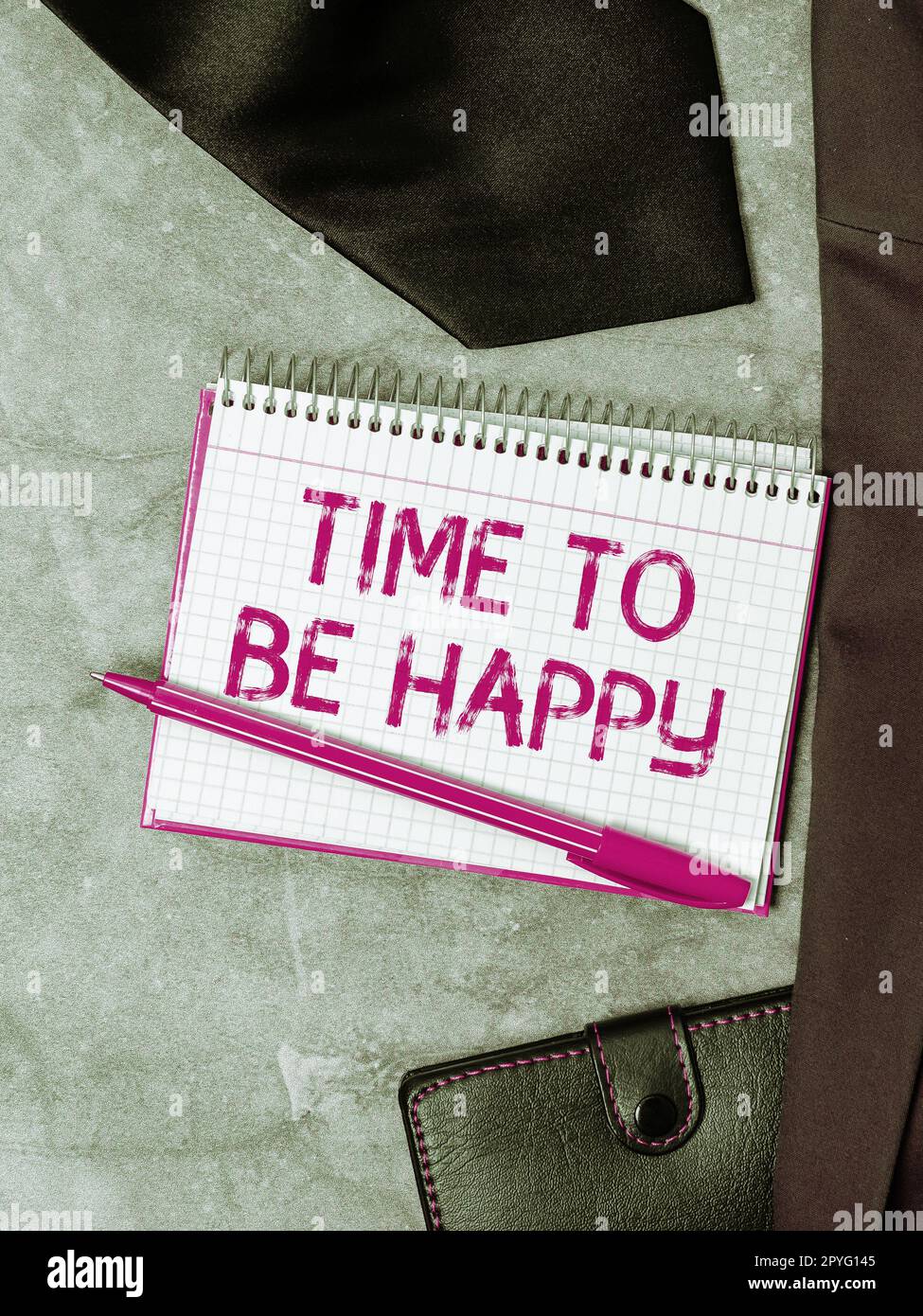 Text caption presenting Time To Be Happy. Internet Concept meaningful ...