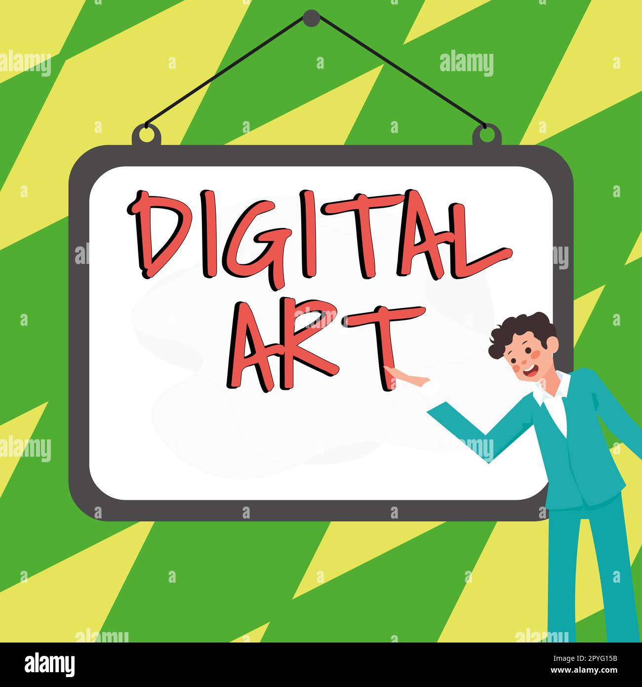 Text showing inspiration Digital Art. Internet Concept use of skill and ...