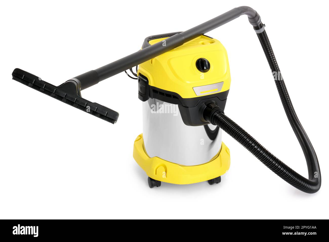 Vacuum cleaner on white background Stock Photo - Alamy