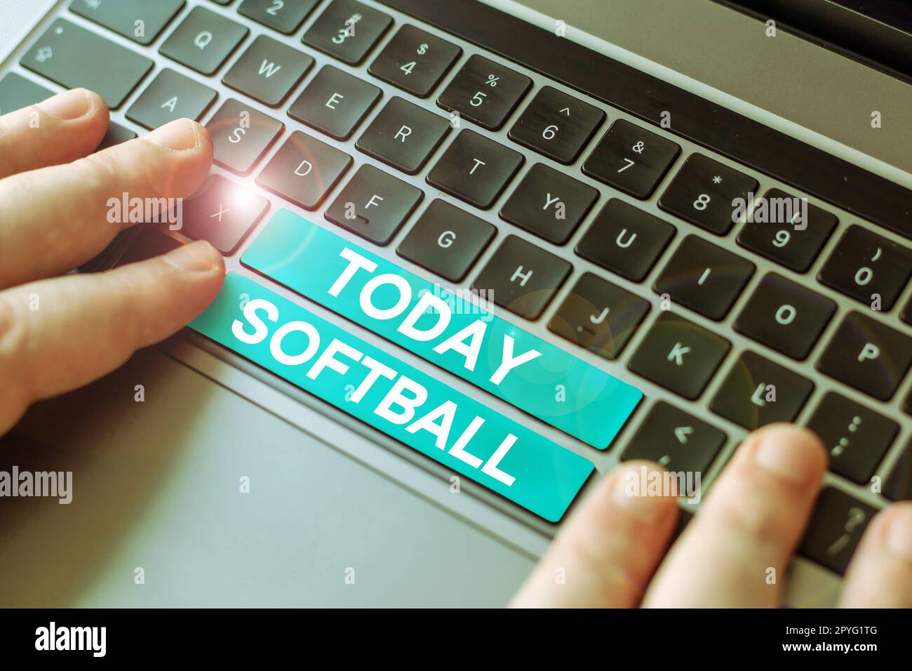Writing displaying text Softball. Internet Concept a sport similar to ...