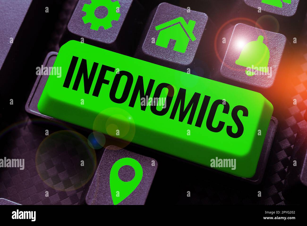 Handwriting text Infonomics. Word for visual image used to represent ...