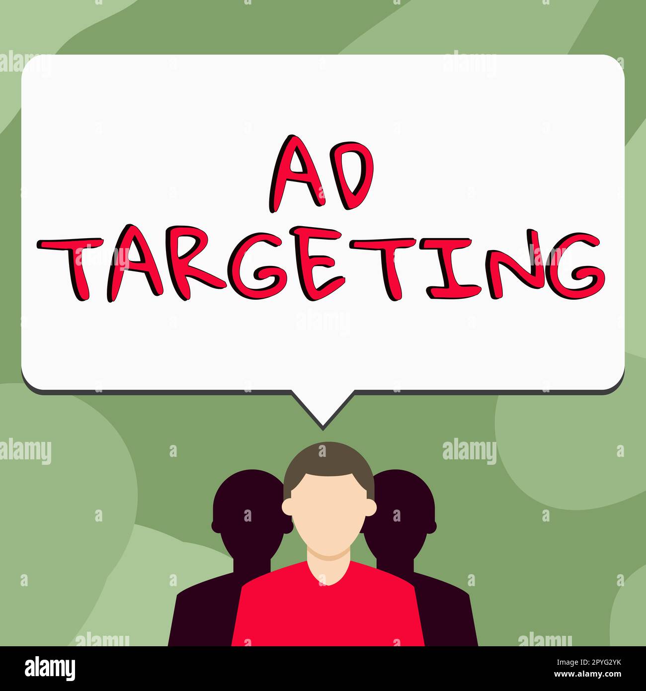Sign Displaying Ad Targeting Conceptual Photo Target The Most