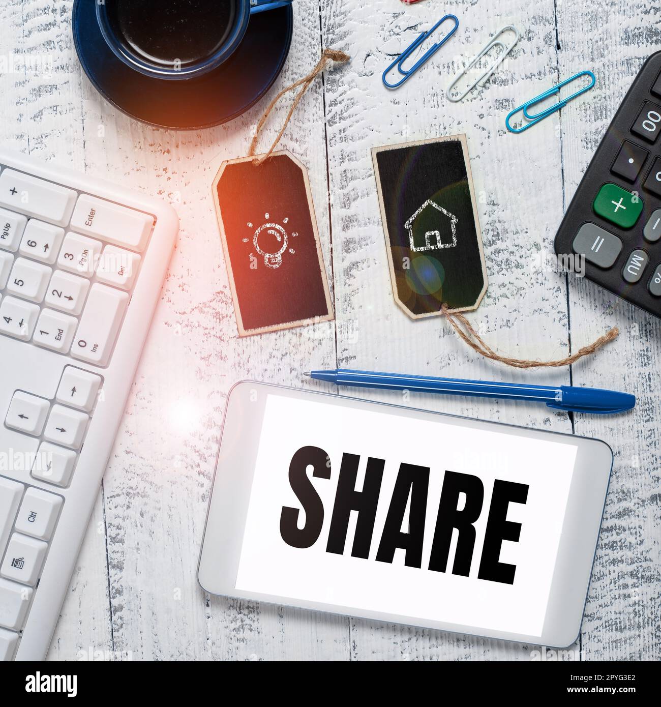 Text showing inspiration Share. Word Written on part or portion larger ...