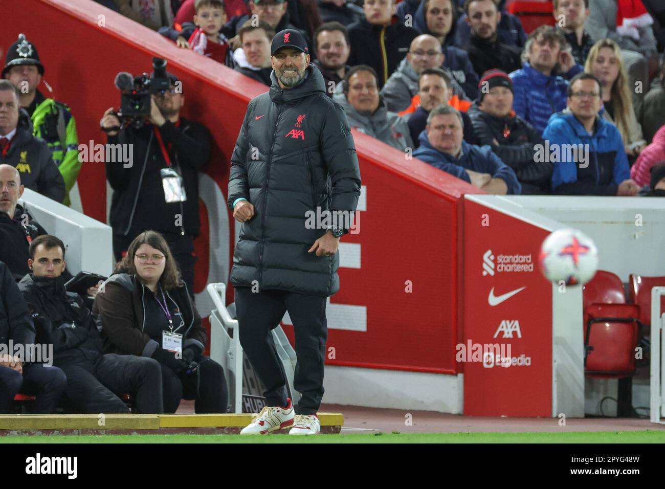 Jürgen Klopp manager of Liverpool during the Premier League match ...