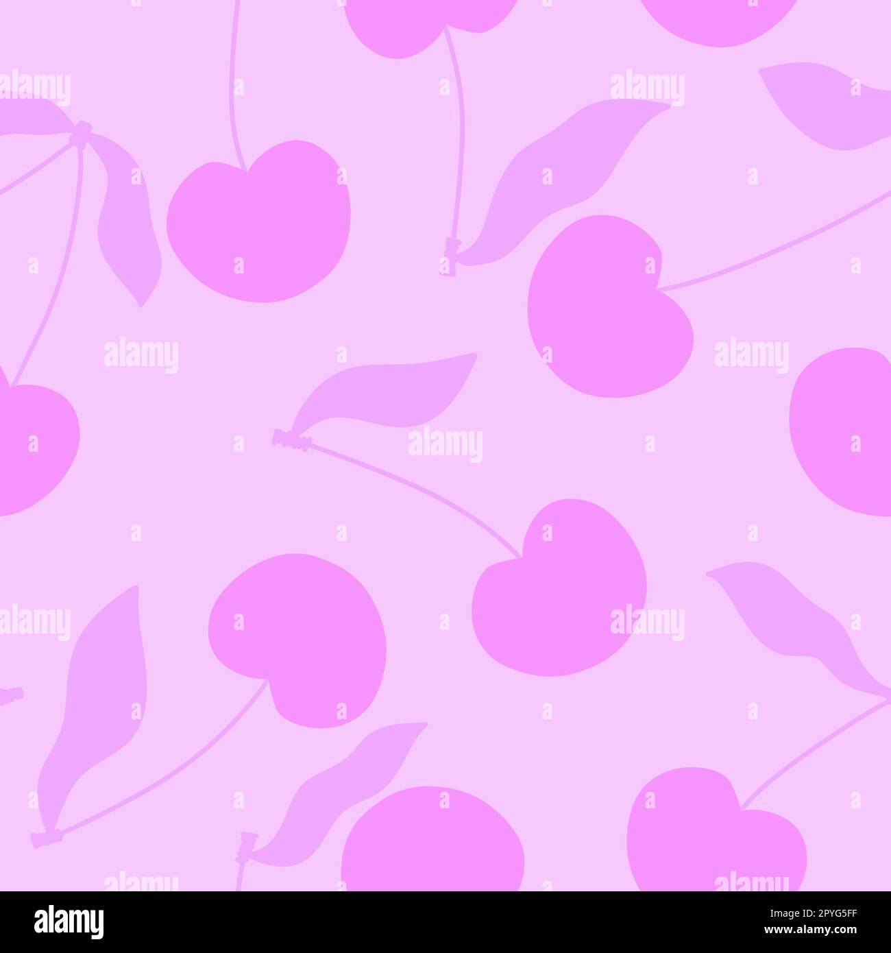 Cartoon summer fruit seamless cherry pattern for wrapping paper and ...