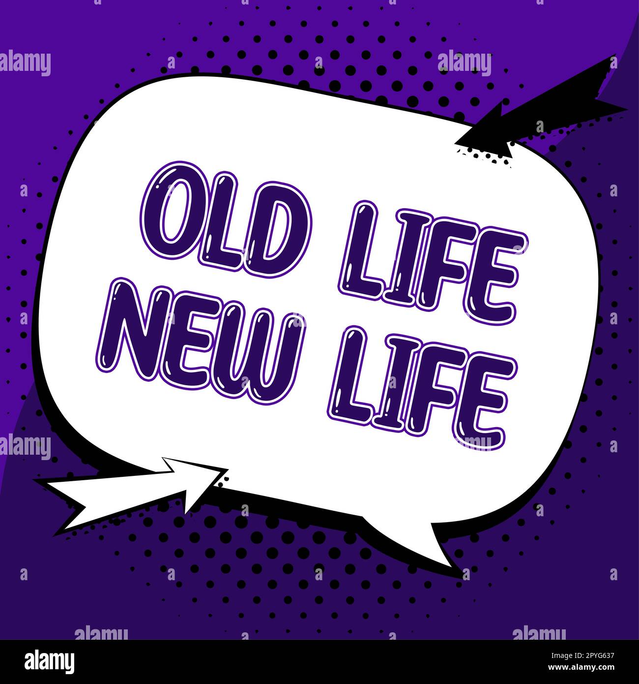 Writing displaying text Old Life New Life. Conceptual photo reformulate ...