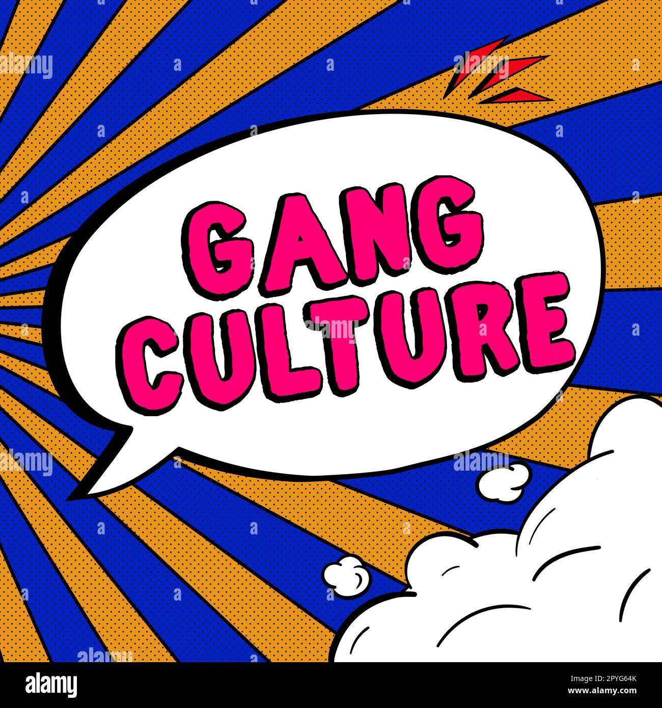 Text sign showing Gang Culture. Concept meaning particular organization ...