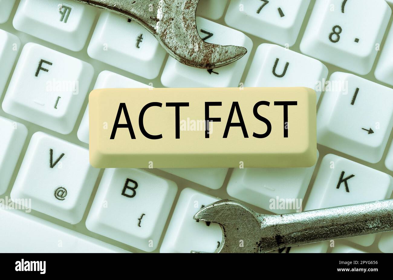 Writing displaying text Act Fast. Word Written on Voluntarily move in ...
