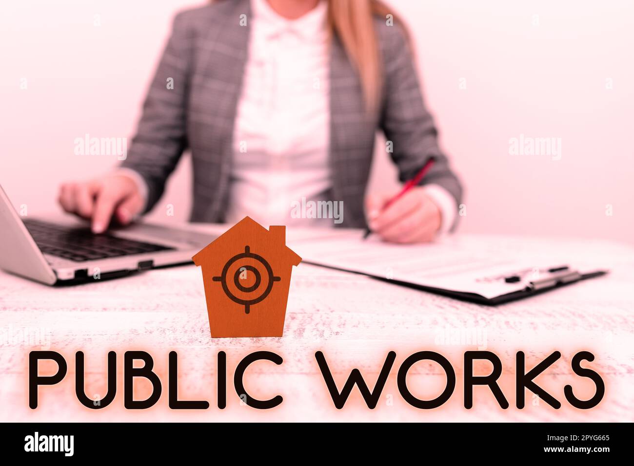 Conceptual display Public Works. Word for Describes the viewing of an ...