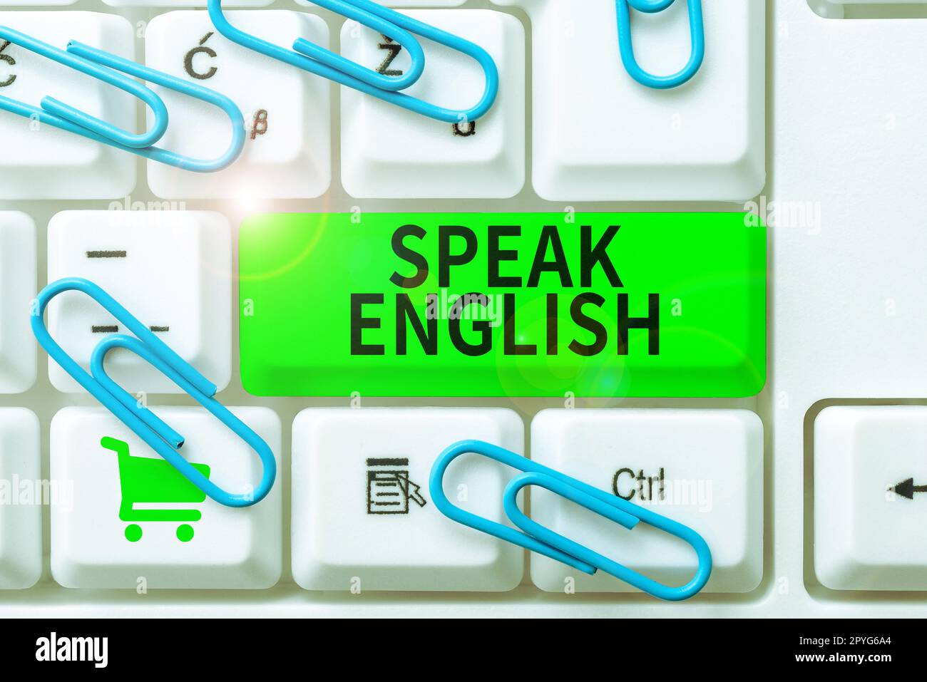 Hand writing sign Speak English. Business overview Study another ...