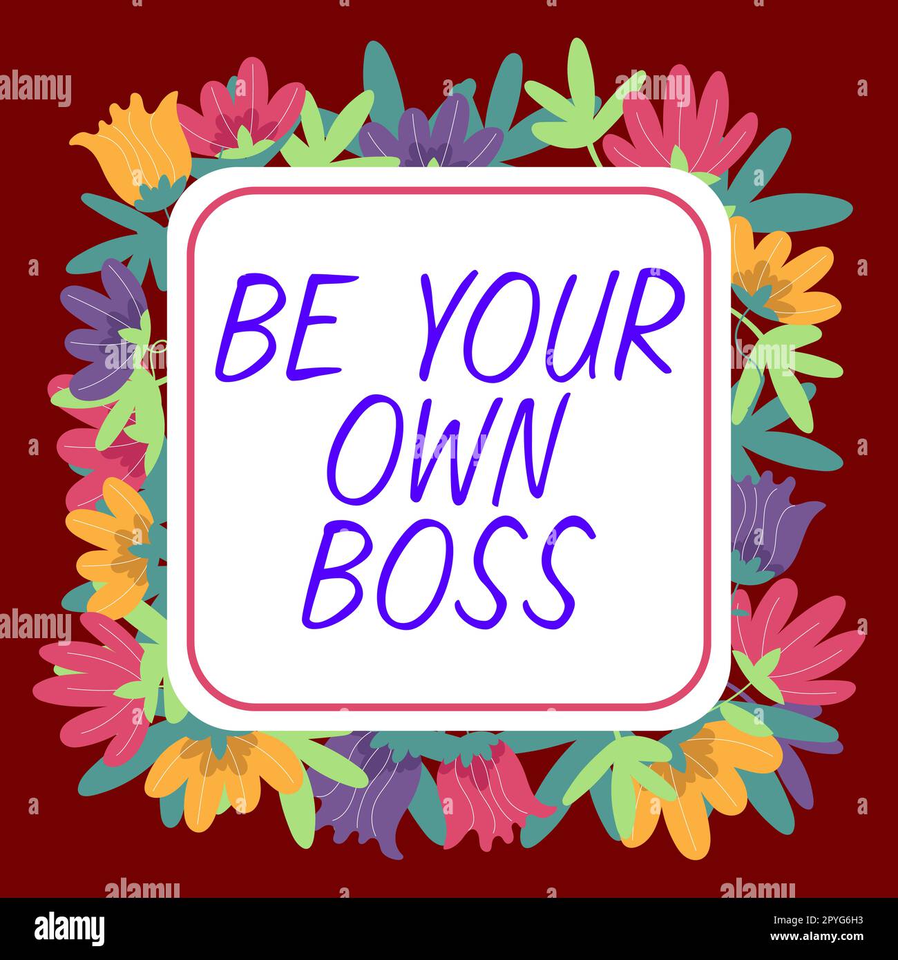Inspiration showing sign Be Your Own Boss. Business approach ...