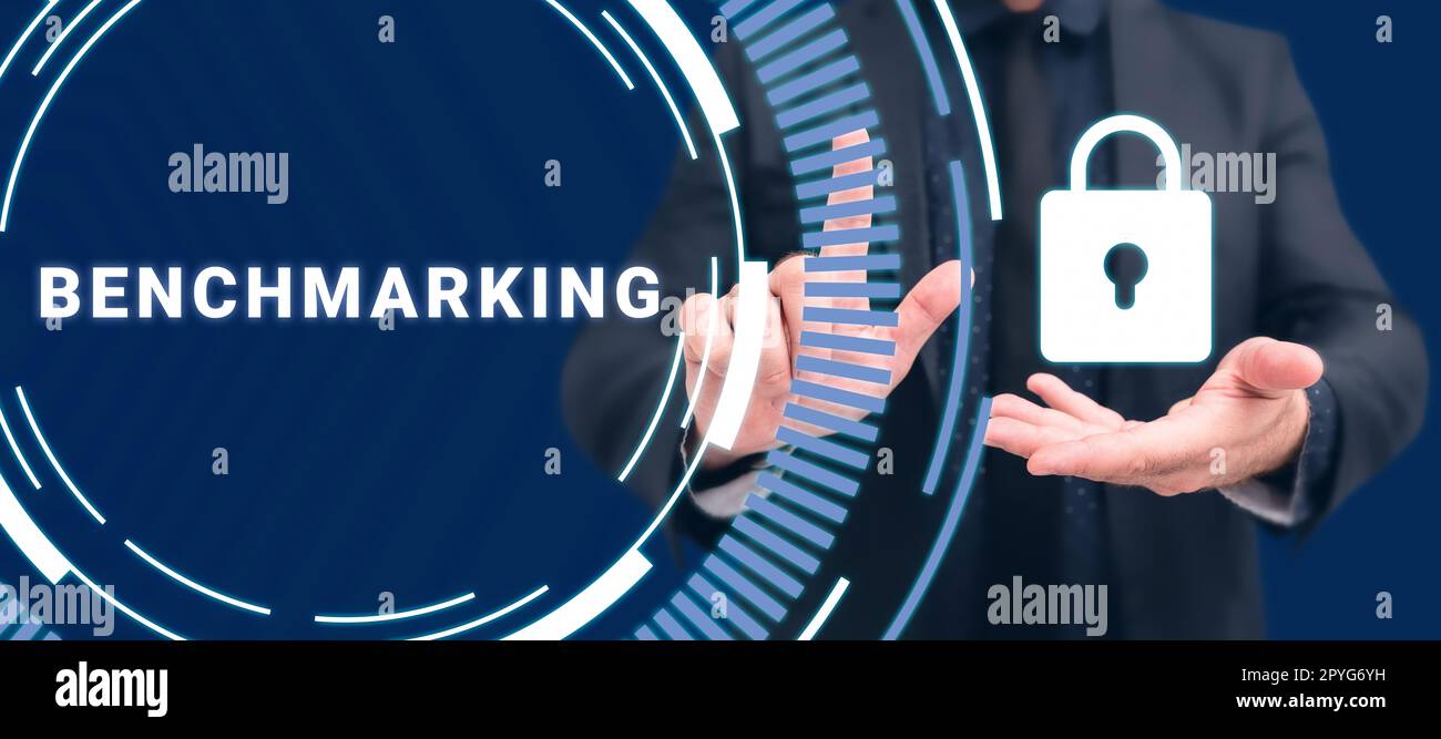 Writing Displaying Text Benchmarking Word For Evaluate Something By