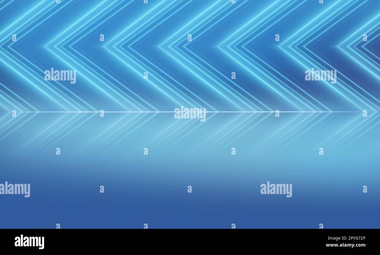 Abstract design with neon light in blue theme background Stock Photo ...