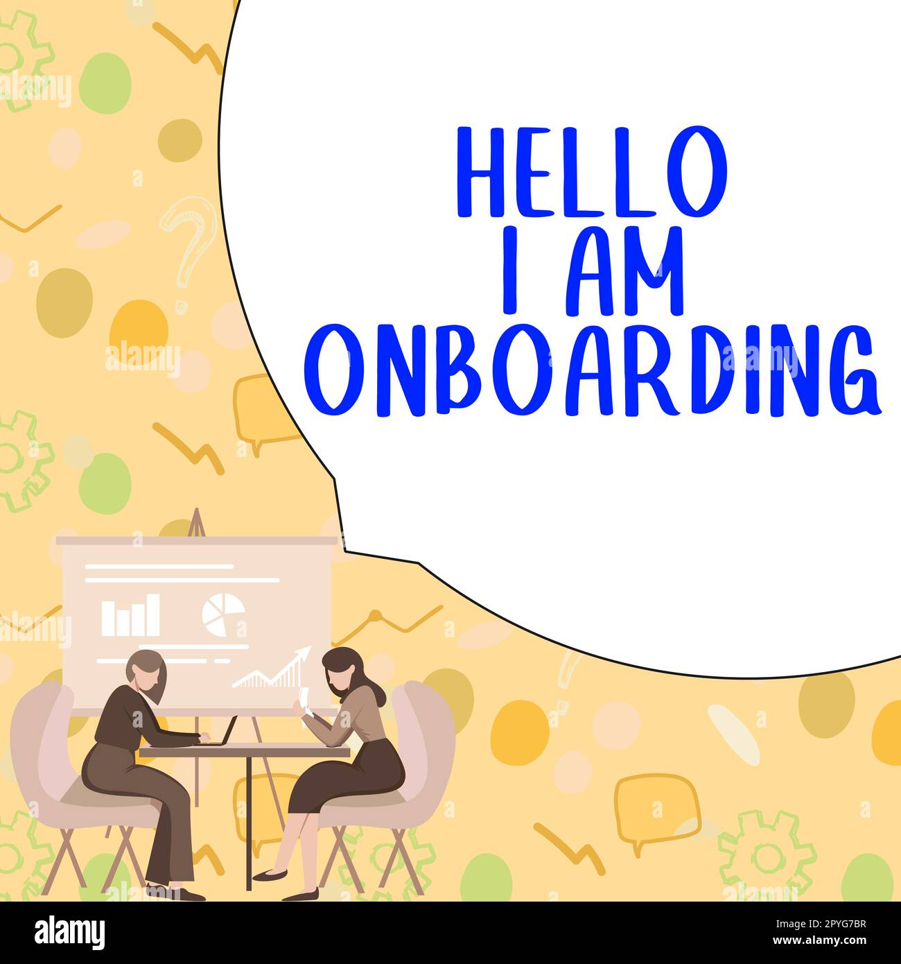 Text sign showing Hello I Am Onboarding. Internet Concept Action Process of integrating a new ...