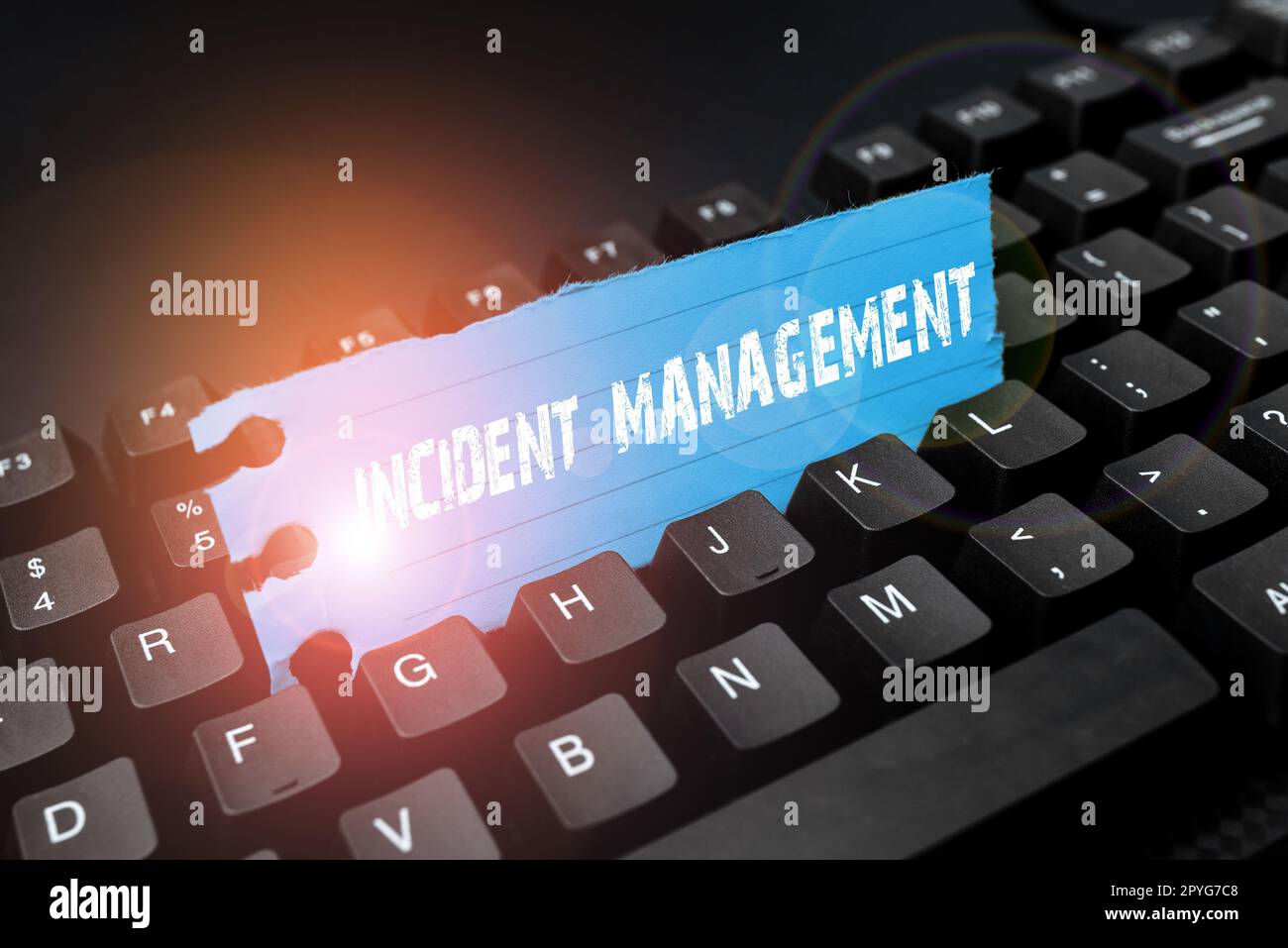 Writing displaying text Incident Management. Business idea Process to ...