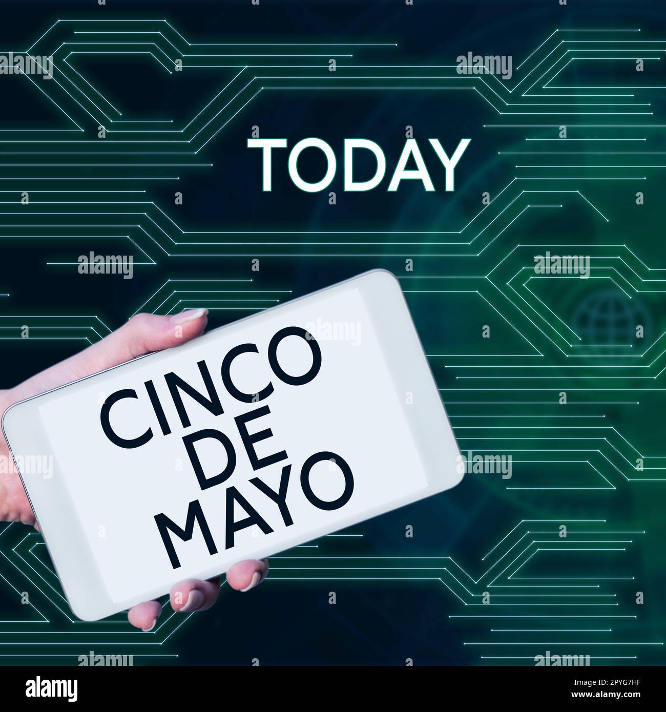 Handwriting text Cinco De Mayo. Concept meaning Mexican-American ...