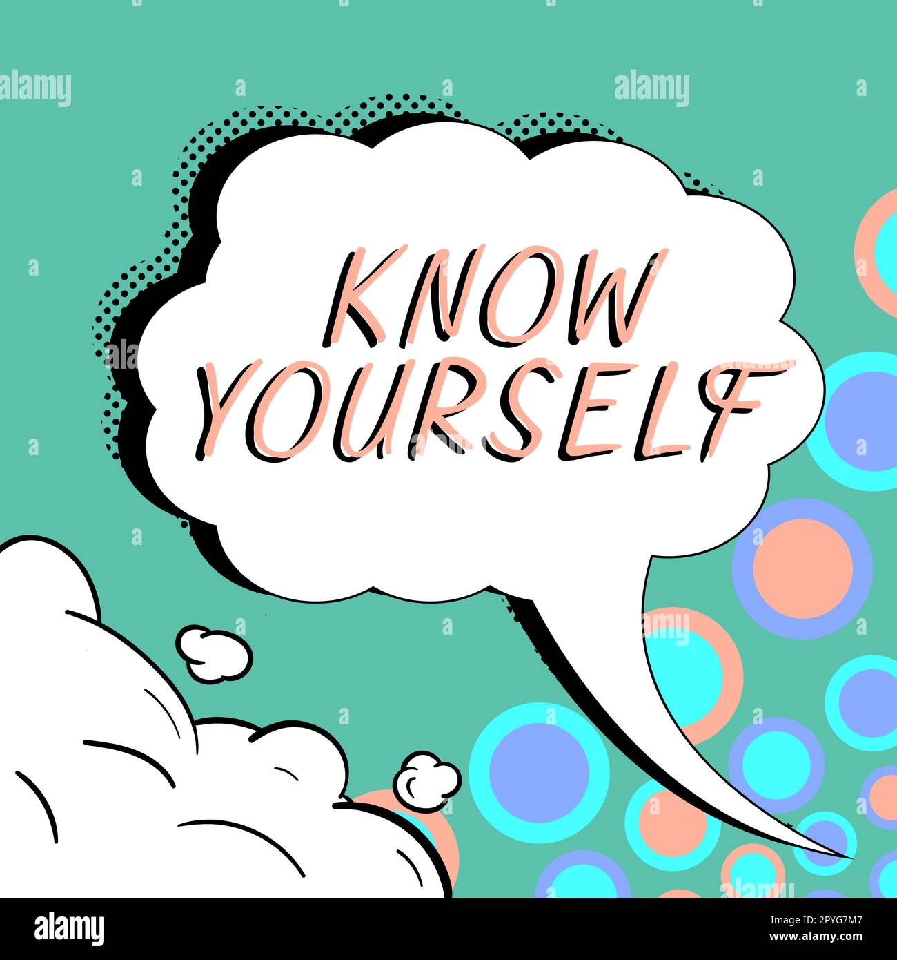 Handwriting text Know Yourself. Word for Find You Understanding ...