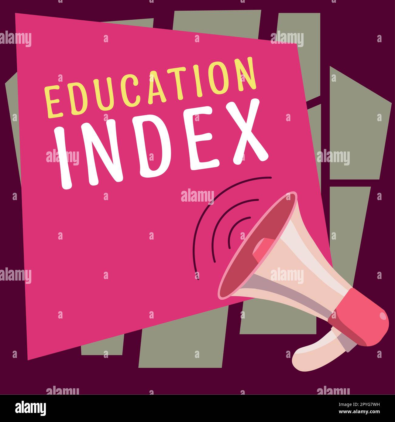 Sign displaying Education Index. Conceptual photo aiming to meet learning needs of all children ...