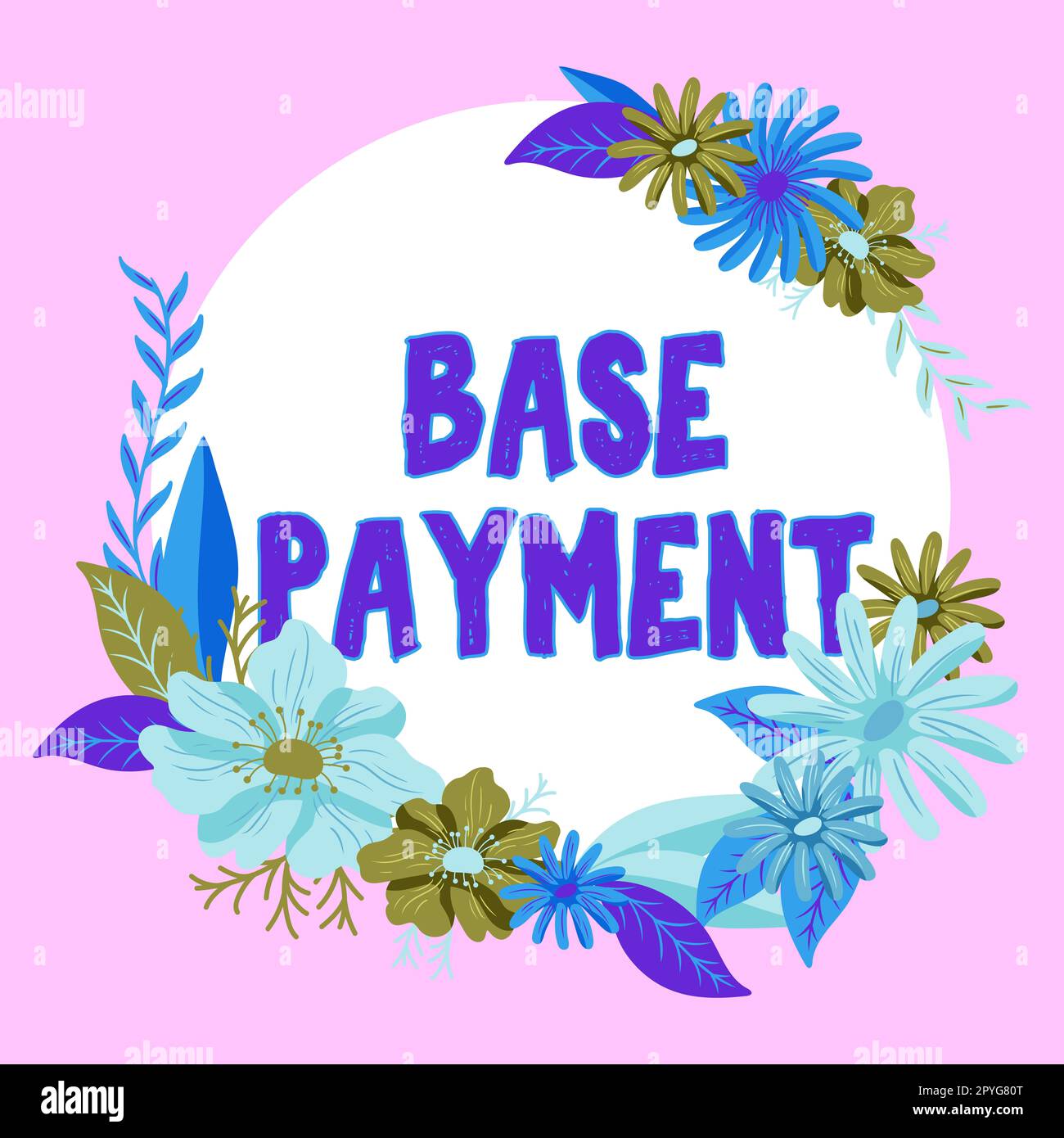 Text showing inspiration Base Payment. Business showcase amount of pay for a standard work ...