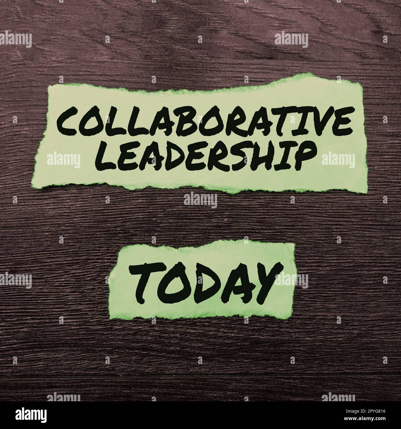 Writing displaying text Collaborative Leadership. Word for people and ...