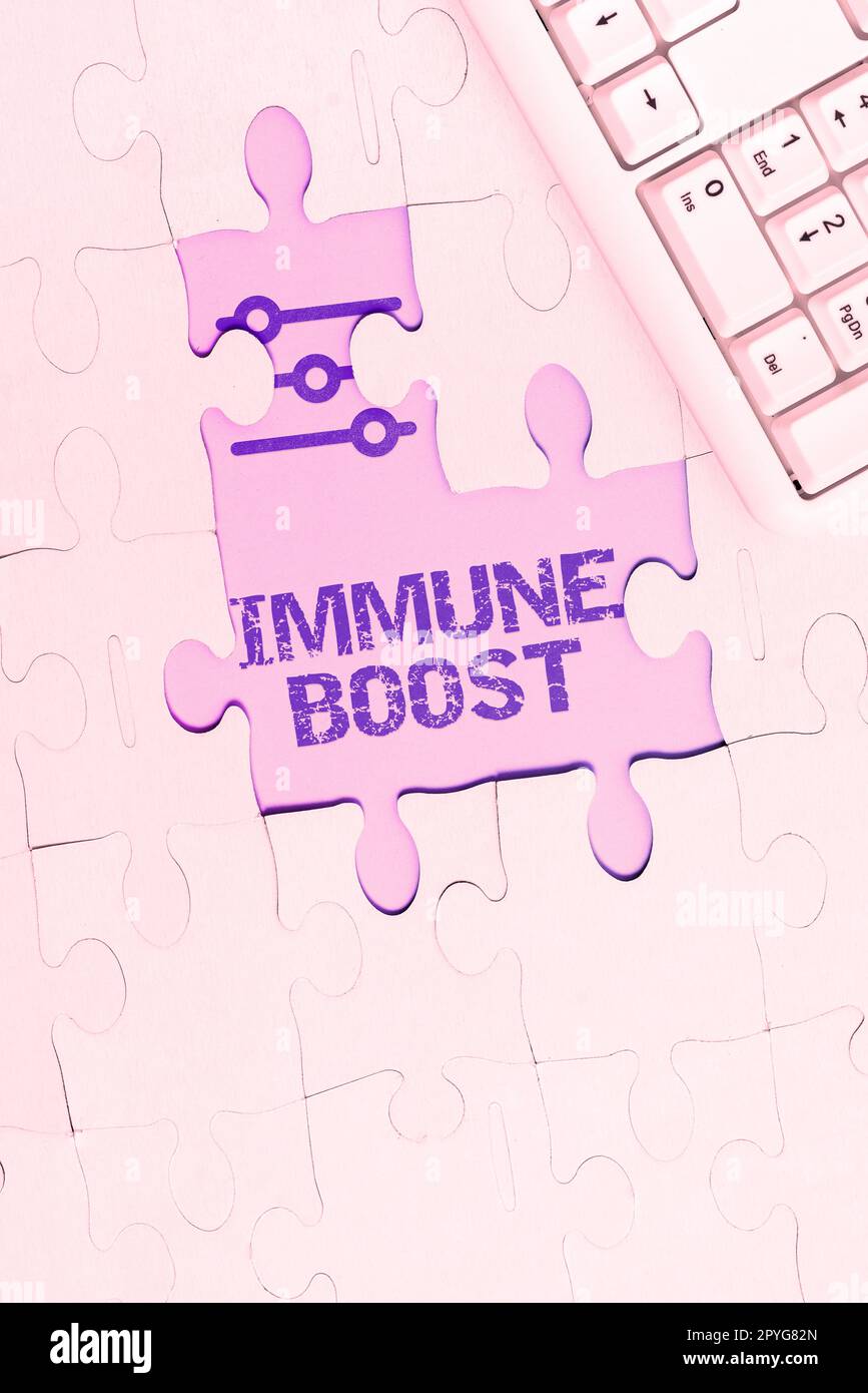 Text caption presenting Immune Boost. Conceptual photo being able to ... Text caption presenting Immune Boost. Conceptual photo being able to ...