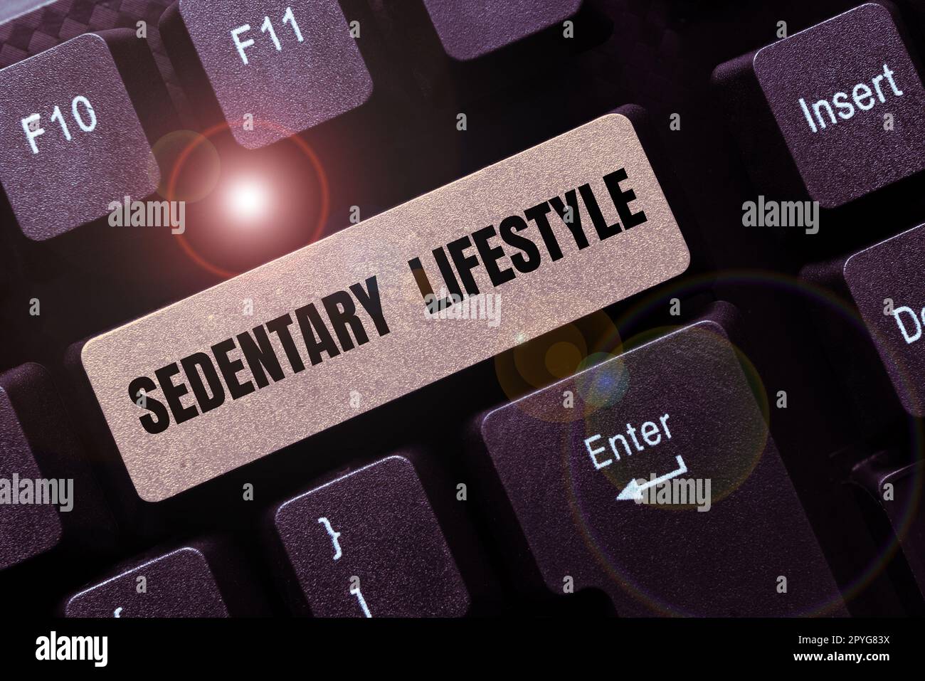 Conceptual display Sedentary Lifestyle. Business overview ways and ...