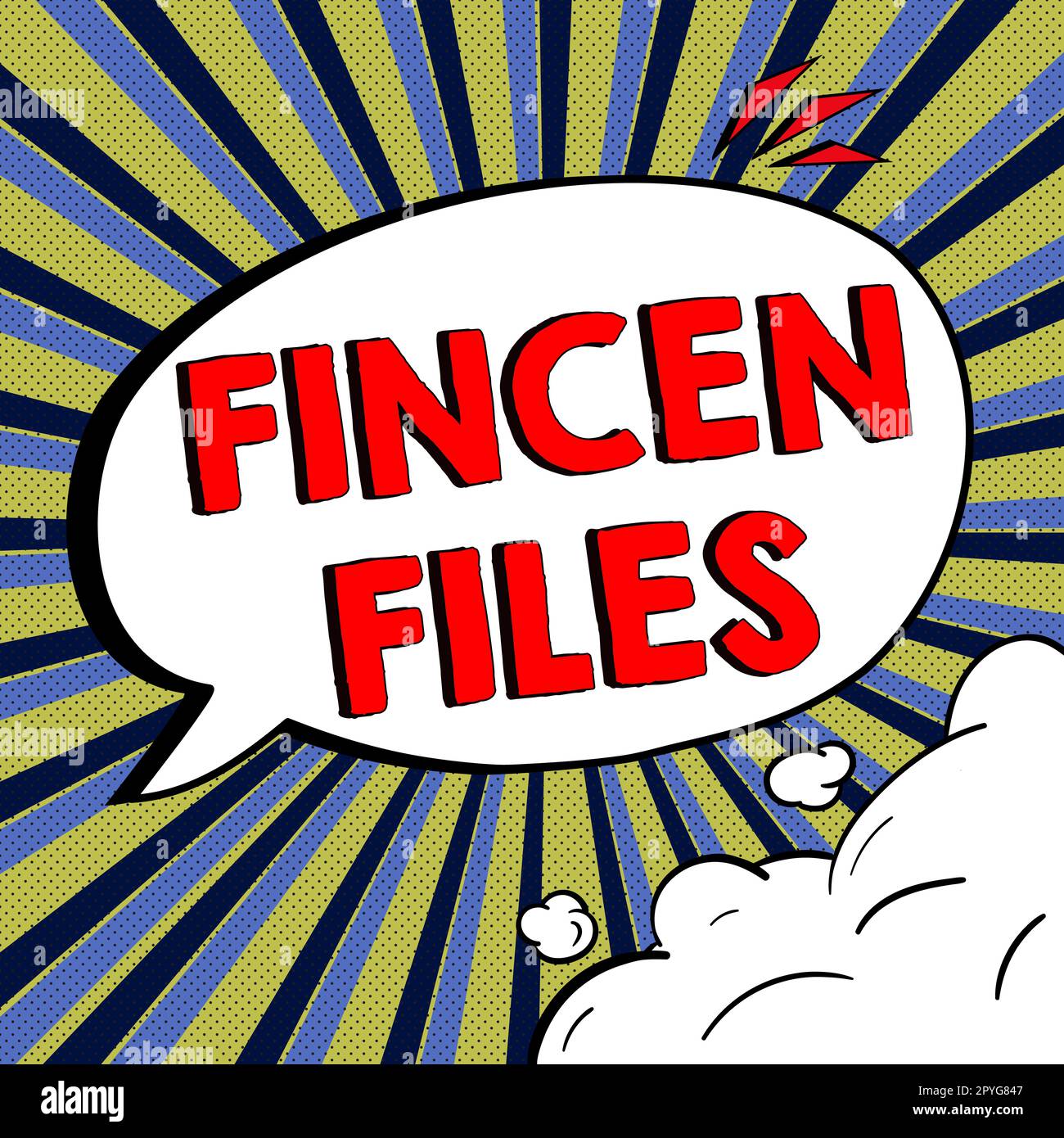 Handwriting text Fincen Files. Conceptual photo Transactions in ...