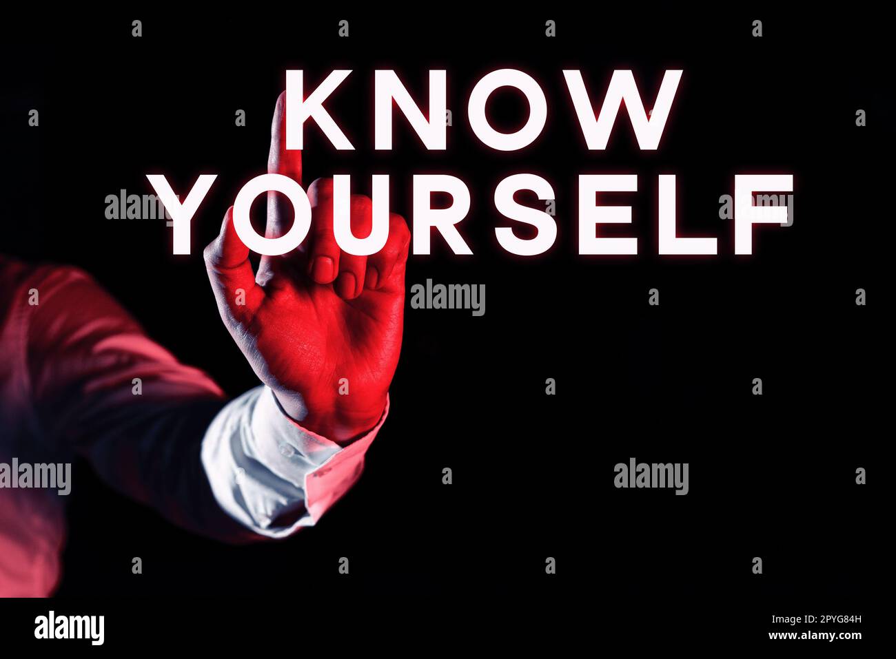 Inspiration showing sign Know Yourself. Word Written on Find You ...