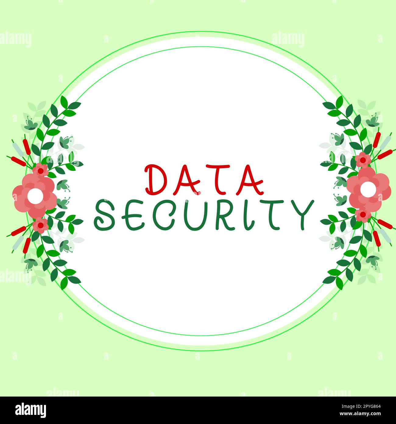 Hand Writing Sign Data Security Word Written On Confidentiality Disk Encryption Backups