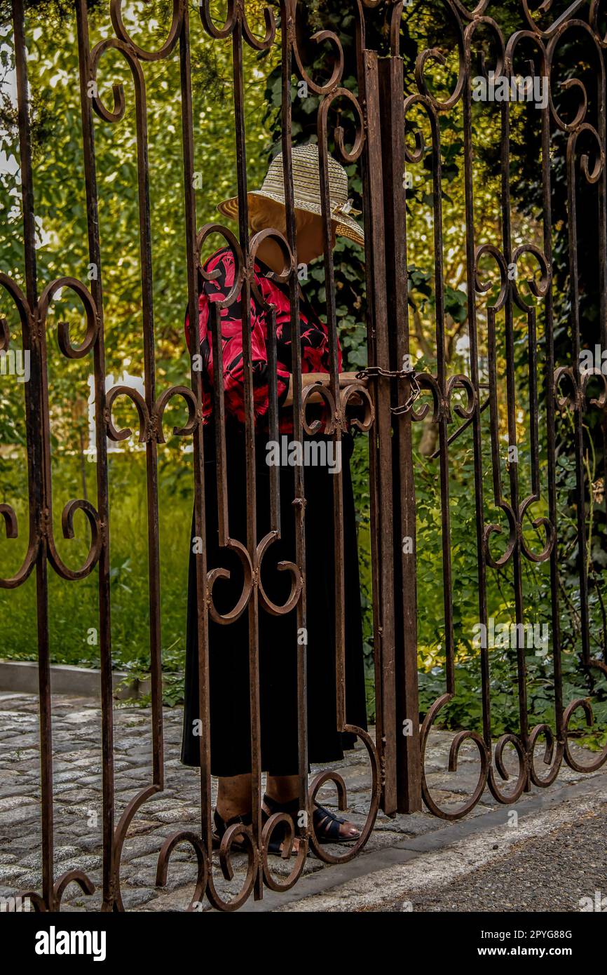 Old Iron Cemetery Gates