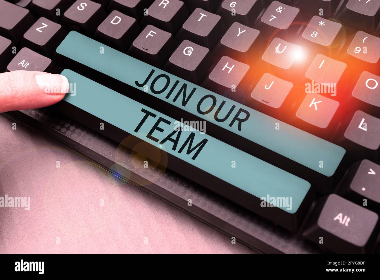 Inspiration showing sign Join Our Team. Business idea Allied Associate ...