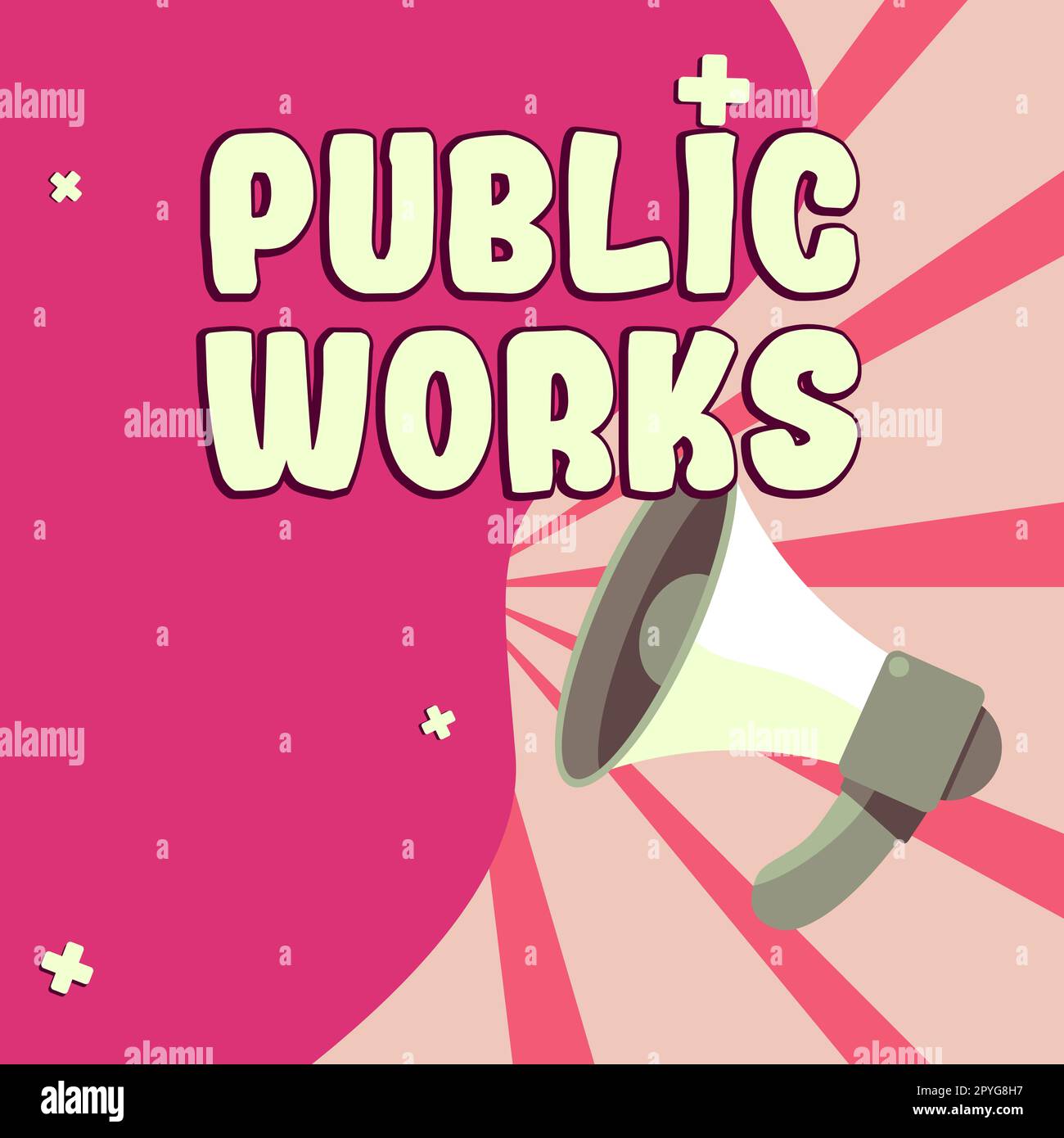 Inspiration showing sign Public Works. Business overview Describes the ...