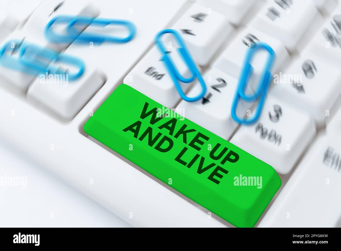 Text showing inspiration Wake Up And Live. Word Written on Motivation ...