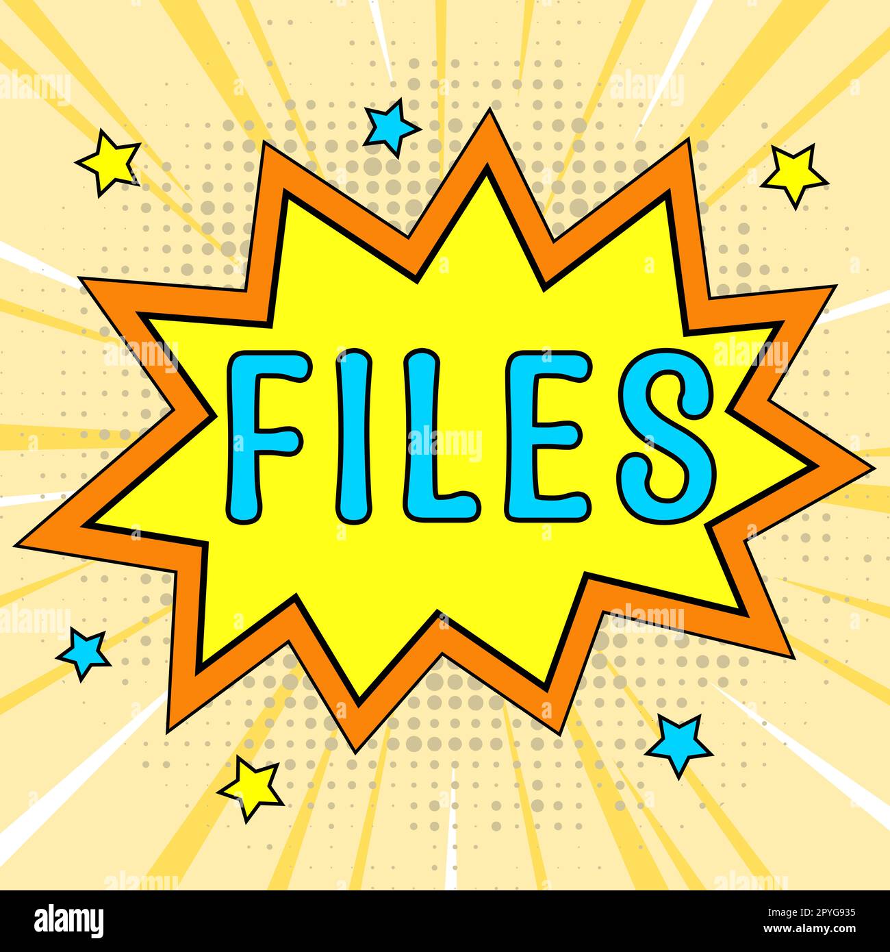 Text sign showing Files. Conceptual photo Folder box for holding loose ...