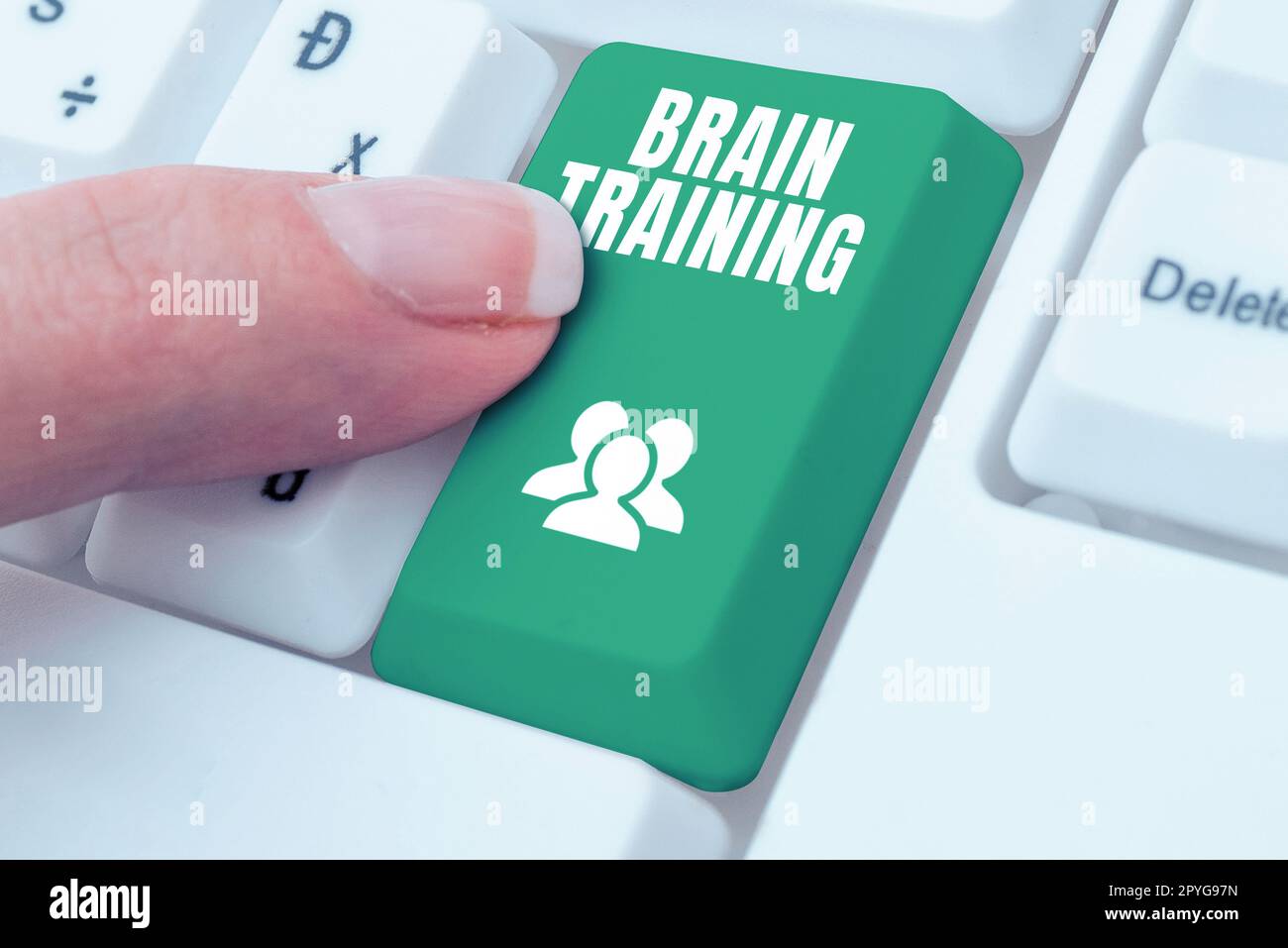 Conceptual display Brain Training. Business showcase mental activities ...