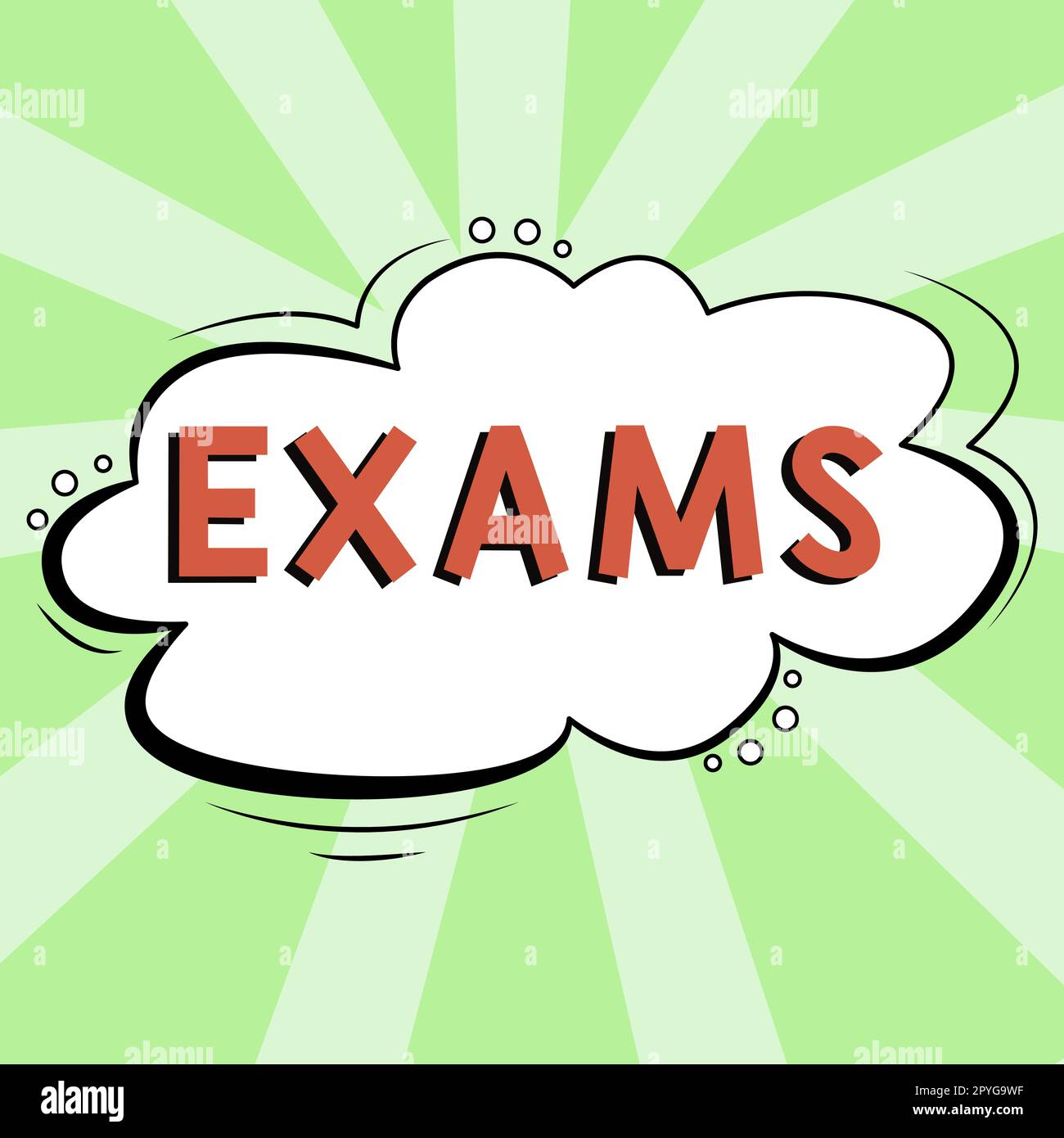 Hand writing sign Exams. Internet Concept test of a specified kind to ...