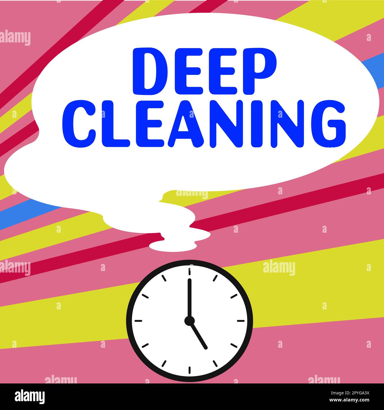 Conceptual caption Deep Cleaning. Business showcase an act of ...