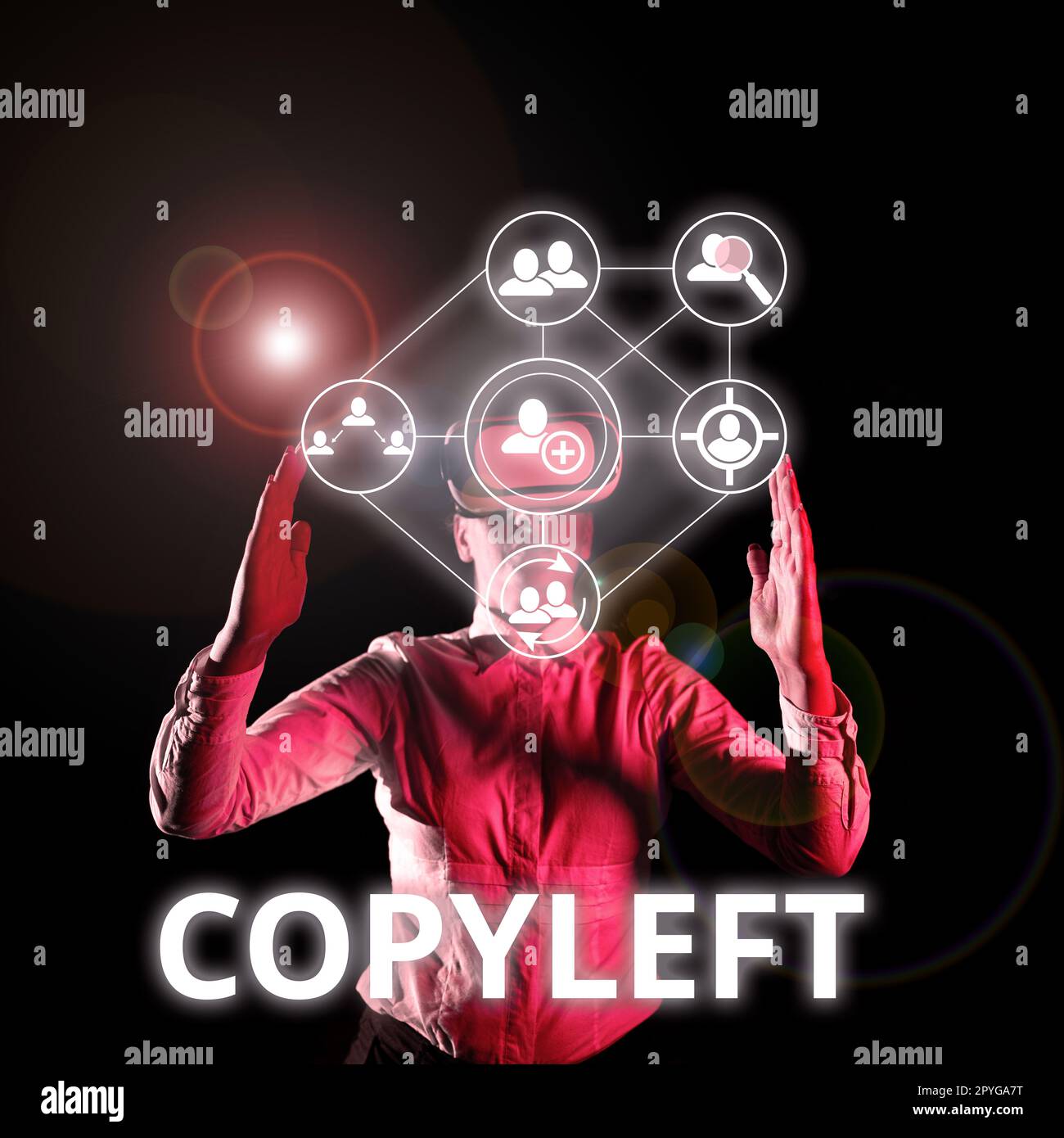 Text caption presenting Copyleft. Business idea the right to freely use ... Text caption presenting Copyleft. Business idea the right to freely use ...