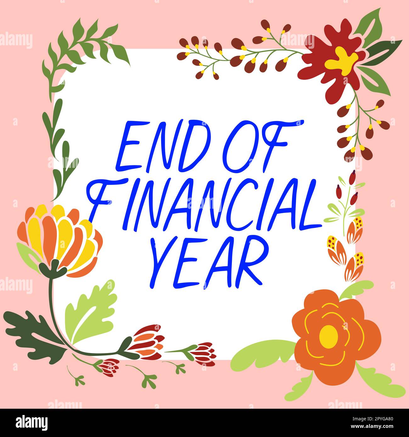 Writing displaying text End Of Financial Year. Internet Concept Revise ...