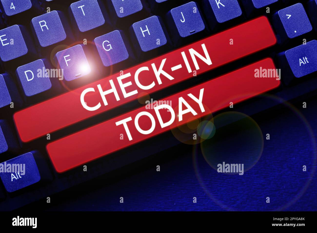 Handwriting text Check In. Business overview Procedure by which an ...