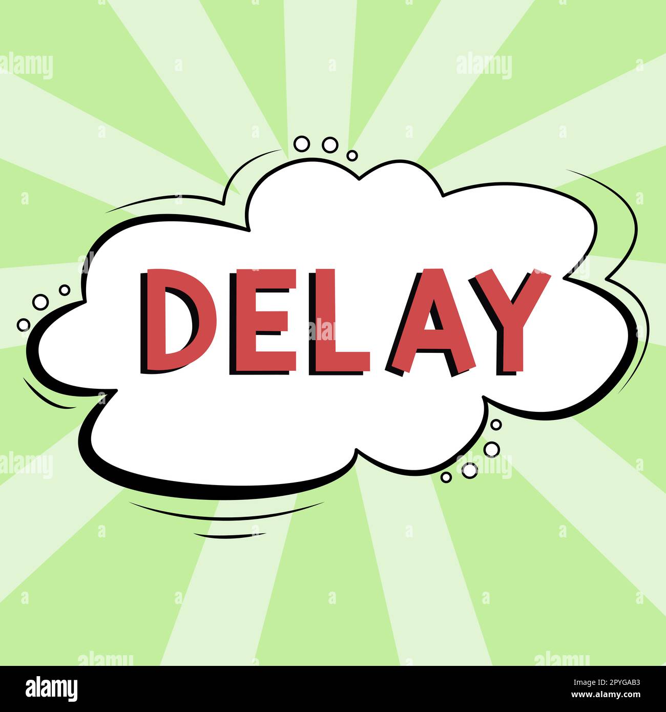 Inspiration showing sign Delay. Business approach Unplanned deferment ...
