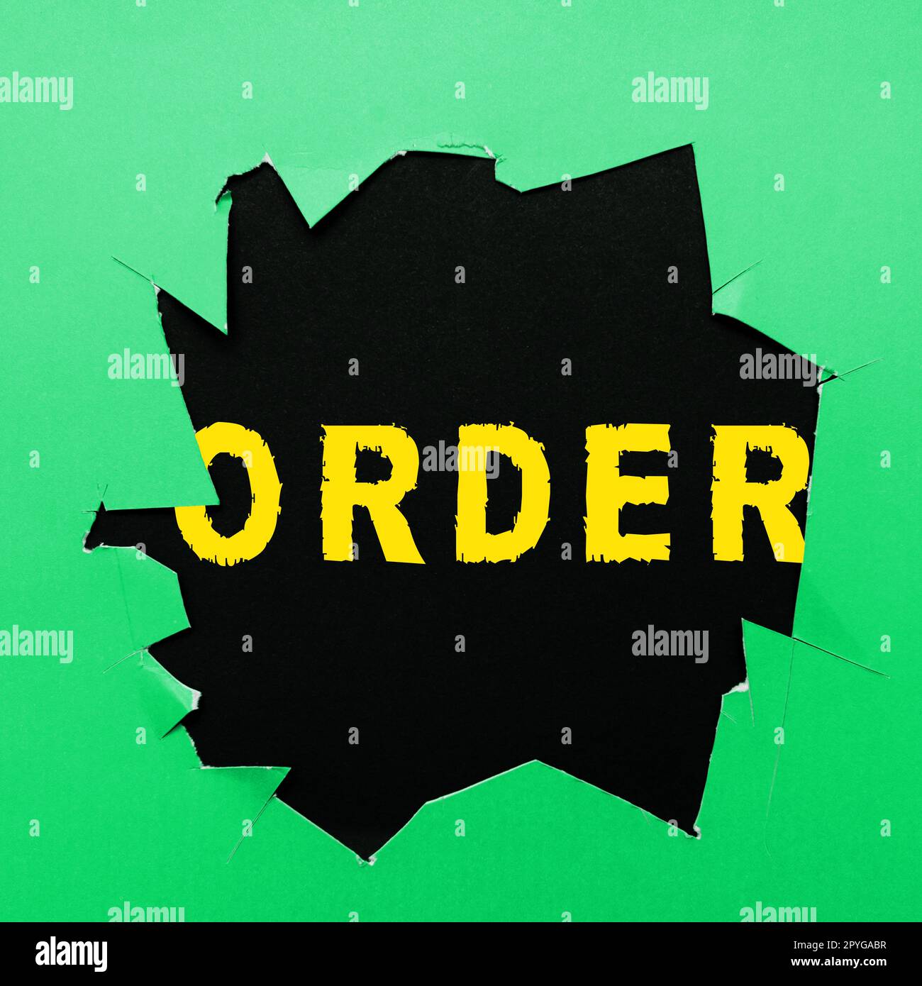 Inspiration showing sign Order. Word Written on arrangement of people ...