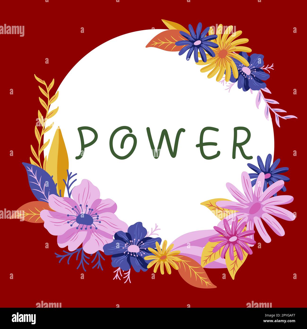 Text caption presenting Power. Internet Concept ability capacity to do ...