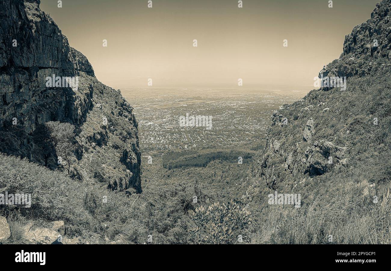 Amazing view from Table Mountain National Park Stock Photo - Alamy